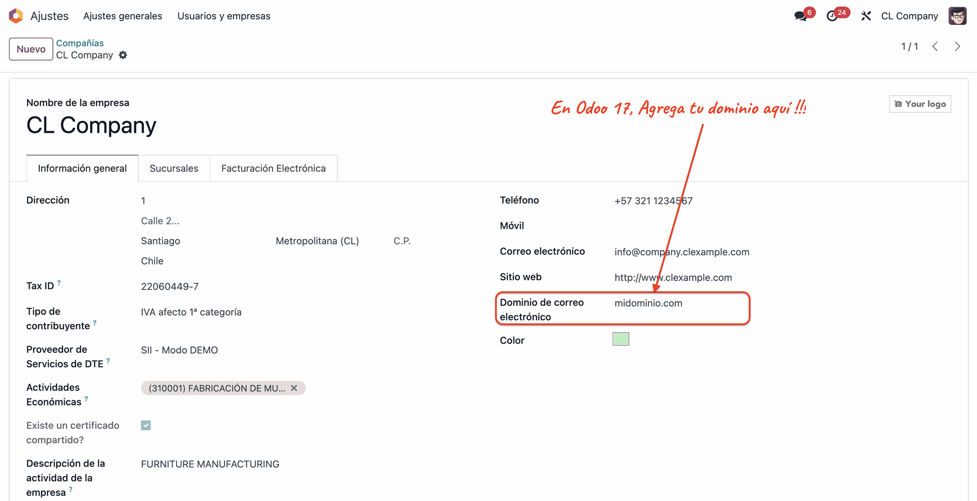 Configuración de Correo Electrónico en Odoo | Blanco Martin y Asociados